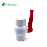 China 3 Inch PVC Ball Valve Plastic DN90 with ABS Handle and DIN Standard in Black for sale