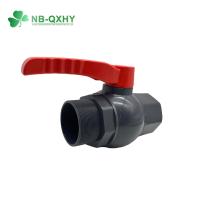China Manual Operation Male Threaded Plastic Ball Valve 3