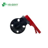 China Manual Driving Mode Medium Pressure UPVC Plastic Butterfly Valves for Water Supply for sale