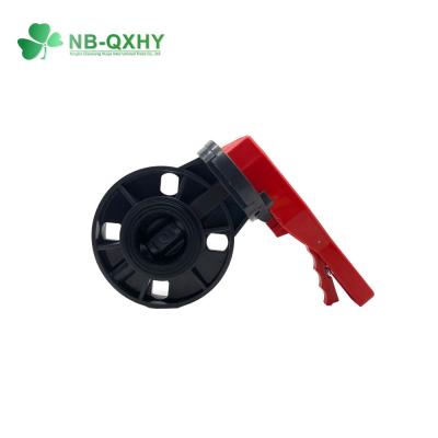 China Manual Driving Mode Medium Pressure UPVC Plastic Butterfly Valves for Water Supply for sale