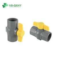 China Manual Driving Mode UV Protection PVC UPVC Ball Valve 1/2