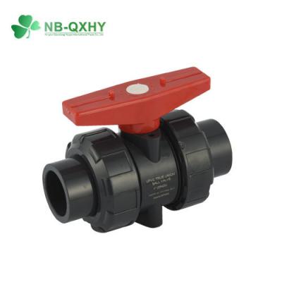 China ISO9001 Certified NB-QXHY UPVC Industrial Plastic Double Union Ball Valve with EPDM for sale