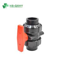 China ISO9001 Certified NB-QXHY UPVC Industrial Plastic Double Union Ball Valve with EPDM for sale