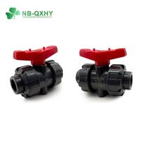 China ISO9001 Certified NB-QXHY UPVC Industrial Plastic Double Union Ball Valve with EPDM for sale