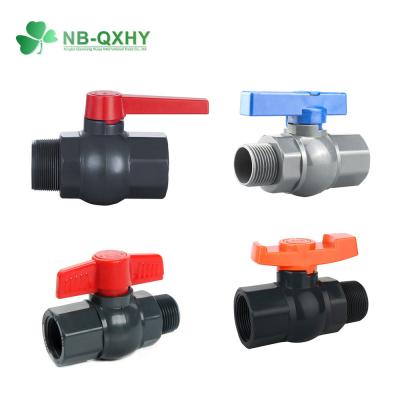 China PVC Plastic Male Female Thread Valve Octagonal Irrigation Ball Valve Customized Request for sale