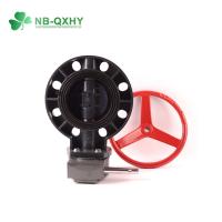 China Industrial NB-QXHY UPVC Butterfly Valve with Manual Operation and Flanged Design for sale