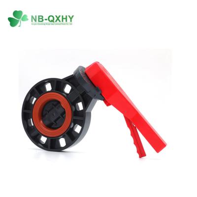 China CPVC UPVC Pph Wafer Flanged Butterfly Valve for Chemical and Industrial Applications for sale