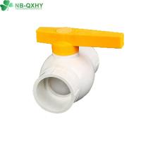 China UPVC EPDM O-Ring Socket Ball Valve in Southeast Asia DIN Standard Straight Through Type for sale