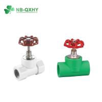 China UV Protection Hot Cold Water Pn25 Stainless Steel Handle PPR Pipe Fittings Ball Valve for sale