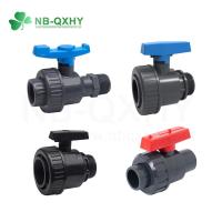 China PVC/UPVC/Plastic Irrigation F/M Union Ball Valve High Thickness Straight Through Type for sale