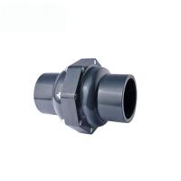 China Pn10 Plastic/PVC Wafer Swing Water Drain Pipe Flap Check Valve for Building Materials for sale