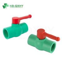 China BS Standard Green Plastic PVC/UPVC Threaded Octagonal Ball Valve for Water in Bangladesh for sale
