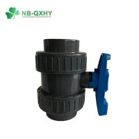 China Indonesia PVC/UPVC Industrial Union Valve with EPDM Seals and ANSI Flexible Ball Structure for sale