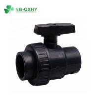 China Indonesia PVC/UPVC Industrial Union Valve with EPDM Seals and ANSI Flexible Ball Structure for sale