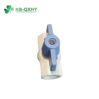 China High Pressure PN1.0-32.0MPa UPVC 1/2 BSPT Thread Octagonal Ball Valve with Plating Cap for sale