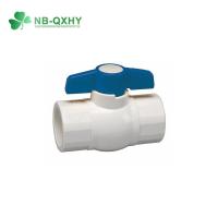 China High Pressure PN1.0-32.0MPa UPVC 1/2 BSPT Thread Octagonal Ball Valve with Plating Cap for sale