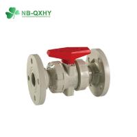 China 150psi Plastic Pph True Union Ball Valve with Flange Type High Temperature Resistant for sale