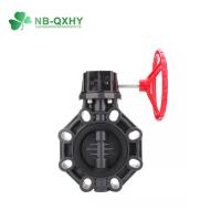 China Manual Driving Mode NB-QXHY 150psi UPVC PVC Worm Gear Butterfly Valve with EPDM O-Ring for sale