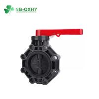 China Manual Driving Mode NB-QXHY 150psi UPVC PVC Worm Gear Butterfly Valve with EPDM O-Ring for sale