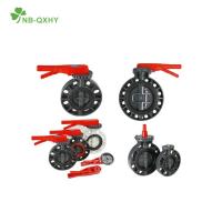 China JIS/DIN/BS/ANSI/NPT/BSPT Standard 50-100mm PVC Two PCS Ball Valve for Household Usage for sale