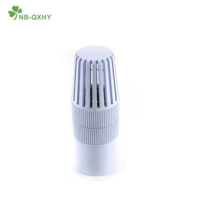 China Plumbing Material Plastic PVC Foot Valve with Socket and Threaded Nominal Pressure Pn10 for sale
