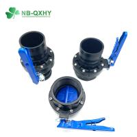 China Anti-UV PE Butterfly Valve for Customization Manual Driving Mode Farm Irrigation Drip for sale
