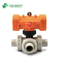 China Flexible Ball Valve Industrial Electric/Pneumatic Actuator Butt Welding Pph True Union for sale