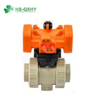 China Flexible Ball Valve Industrial Electric/Pneumatic Actuator Butt Welding Pph True Union for sale