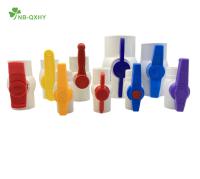 China Customize UPVC Compact Ball Valve with Multiple Handle Styles to Suit Your Requirements for sale