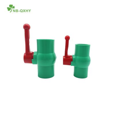 China Compact Structure Nb-Qxhy CPVC Green Handle Ball Valve for Bangladesh Market Sale for sale
