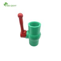 China Compact Structure Nb-Qxhy CPVC Green Handle Ball Valve for Bangladesh Market Sale for sale