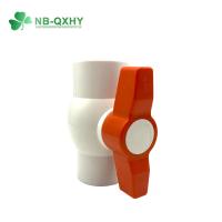 China UV Protected Manual Driving Mode Plastic UPVC/PVC Green Handle Ball Valve for Water Supply for sale
