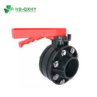 China Auto Sealed PVC Green Handle Butterfly Valve with EPDM Rubber Seat and Butterfly Structure for sale