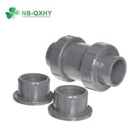 China DIN Standard PVC/UPVC Transparent Union Non Return Swing Check Valve for Customization for sale