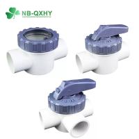 China White PVC Plastic Water Plumbing Pipe Check Valve for Pipe System Personalized Design for sale