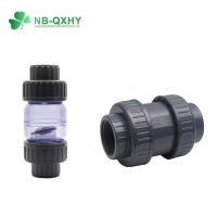 China Water Treatment PVC-U Check Valve Y Type with UV Radiation and Media Water for sale