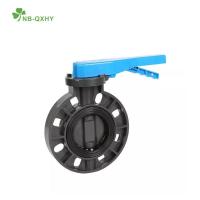 China Request Sample Compact PVC/UPVC Butterfly Valve with Red Handle and Nice US 1/Piece for sale