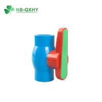 China Custom Color/Handle PVC Blue Compact Ball Valve for Vietnam/Thailand Min.Order 1 Piece for sale