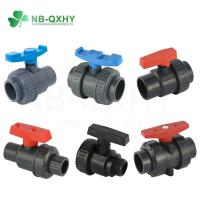 China OEM PVC Plumbing Pipe Fittings Union Ball Valve for Bangladesh Nominal Pressure Pn10 for sale