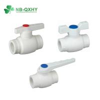 China Green/White PPR Pipe Fitting Water Ball Valve for Customization and Plumbing System for sale
