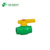 China Green/White PPR Pipe Fitting Water Ball Valve for Customization and Plumbing System for sale