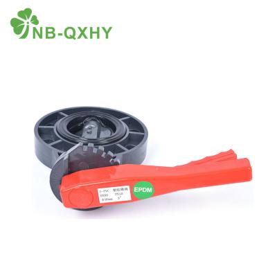 China Centre Sealing PVC UPVC Wafer Type Butterfly Valve for Industrial Needs 50mm-200mm Size for sale