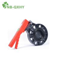 China Centre Sealing PVC UPVC Wafer Type Butterfly Valve for Industrial Needs 50mm-200mm Size for sale