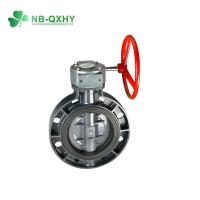 China Centre Sealing PVC UPVC Wafer Type Butterfly Valve for Industrial Needs 50mm-200mm Size for sale