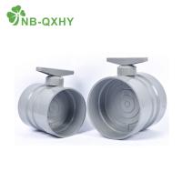 China Manual PVC/UPVC Plastic Ventilation Check Butterfly Valve for Customized Requirements for sale