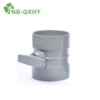 China Manual PVC/UPVC Plastic Ventilation Check Butterfly Valve for Customized Requirements for sale