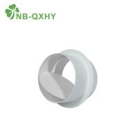 China Ordinary Temperature PVC/UPVC Ventilation Fitting Round Check Valve for HVAC System for sale