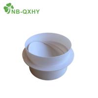 China Ordinary Temperature PVC/UPVC Ventilation Fitting Round Check Valve for HVAC System for sale