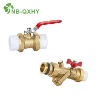 China Hot Water Union Ball Valve Normal Temperature Bypass-Valve OEM Brass for Home Plumbing for sale
