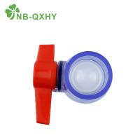 China PVC UPVC Ball Valve for Chemical Industry Transparent/Clear Fish Tank Laboratory for sale